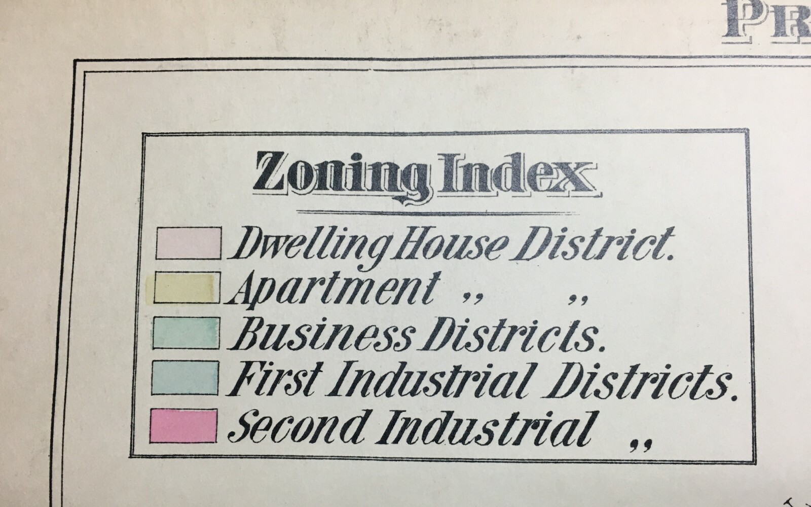 1926 PROVIDENCE RHODE ISLAND G.M. HOPKINS ZONING SYSTEM PLAT ATLAS MAP ...