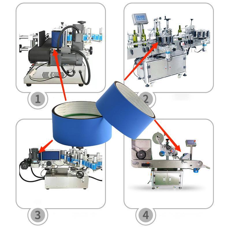 Label Wrap Belt Labeler Pressure Belts Blue Sponge Belt for Labeling ...