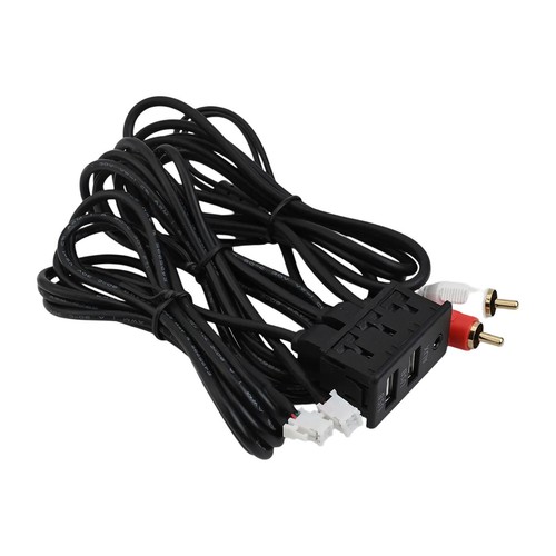 AUX Input and Dual USB Output Panel Mounting Solution for Vehicles ...