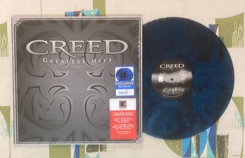 Creed 2 LP Greatest Hits Blue Marble Vinyl M/M- | eBay