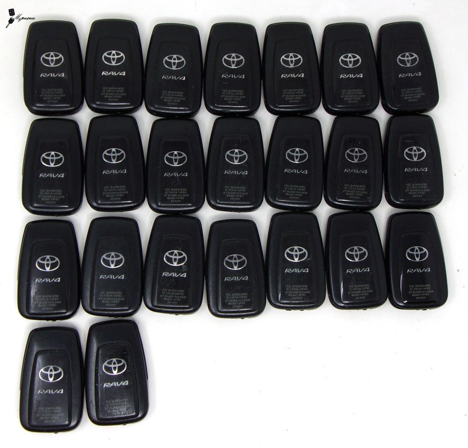 Lotx23 Used OEM Toyota RAV4 Keyless Entry Smart Key Remotes HYQ14FBC | eBay