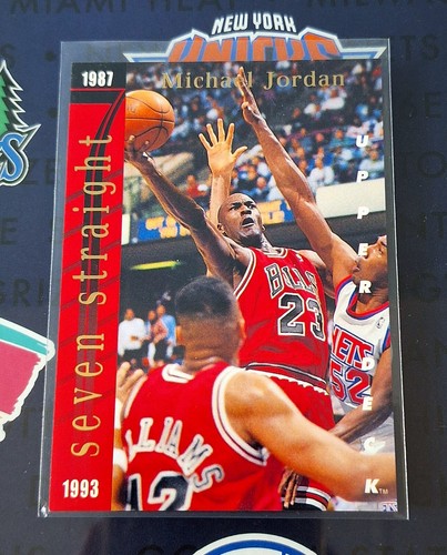 Michael Jordan / Wilt Chamberlain Seven Straight Scoring Titles Upper ...