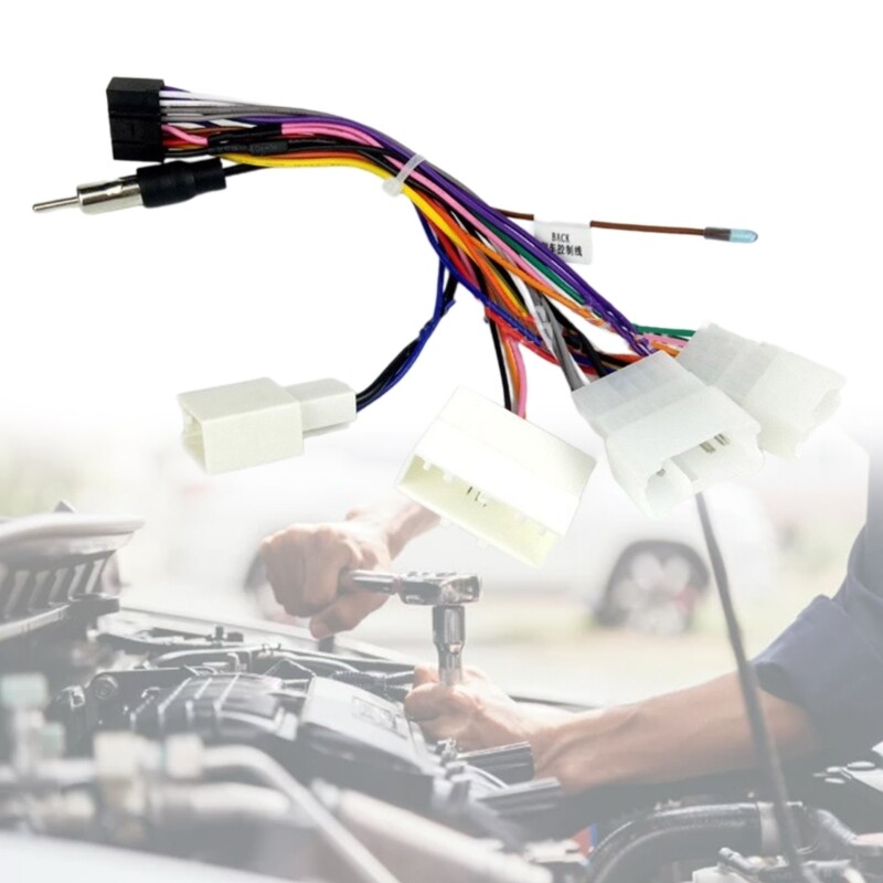 Vehicle Wiring Adapter Car Sound Cable Adapter Stable Connection for ...