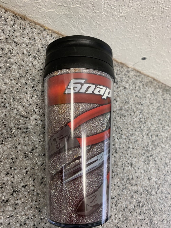 Snap On Tools 20oz Coffee Cup Travel Tumbler Mug W Lid Garage Mechanics ...