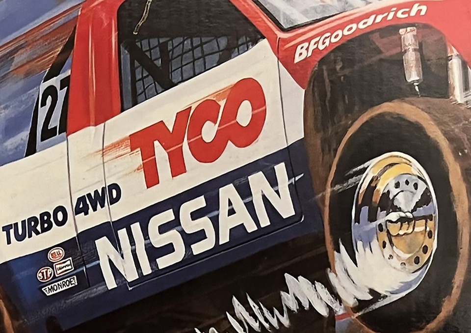 18" POSTER TYCO 4WD TURBO RACING PICKUP RC 9.6v Bandit Nissan D12 Baja ...