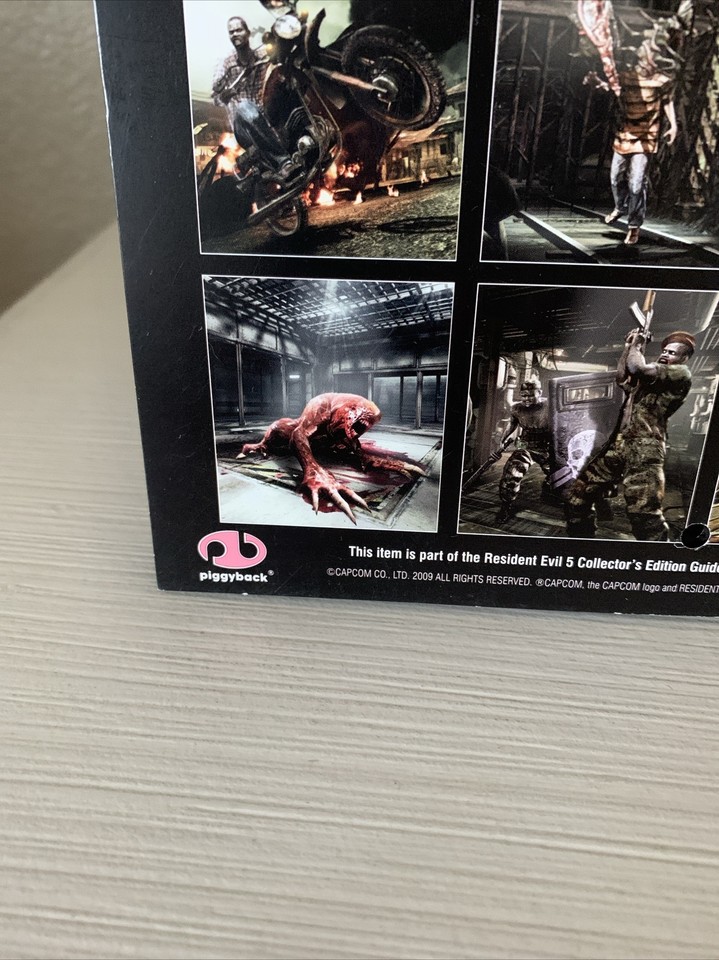 Resident Evil 5 2009 12-Month Promo Calendar Capcom Piggyback RE5 Chris ...