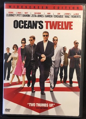 Oceans Twelve (DVD, 2005, Widescreen) 85393894825| eBay