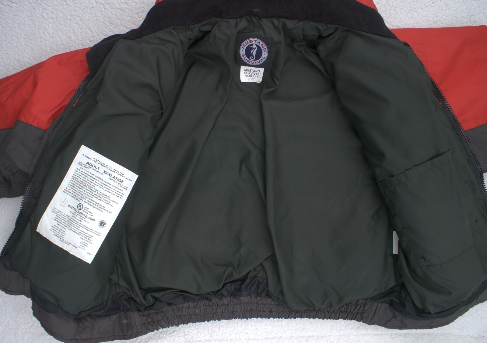 MUSTANG SURVIVAL INTEGRITY FLOTATION BOMBER JACKET MJ… - Gem