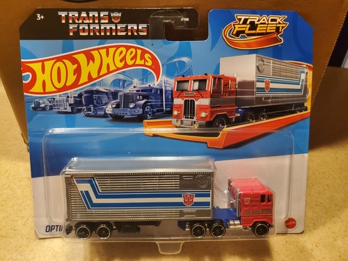 Hot Wheels Transformers Track Fleet Optimus Prime. Brand NEW! VHTF! IN ...