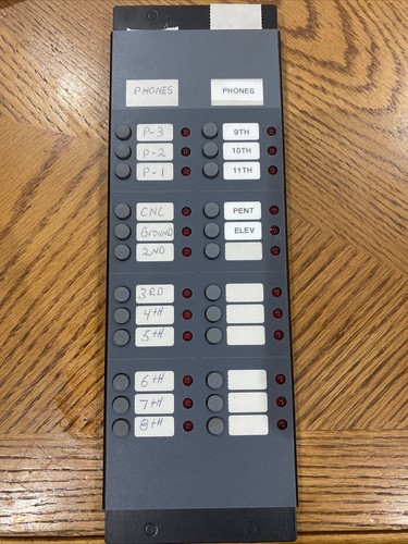 SIMPLEX 4100-1287 24 SWITCH 24 RED LED MODULE | eBay