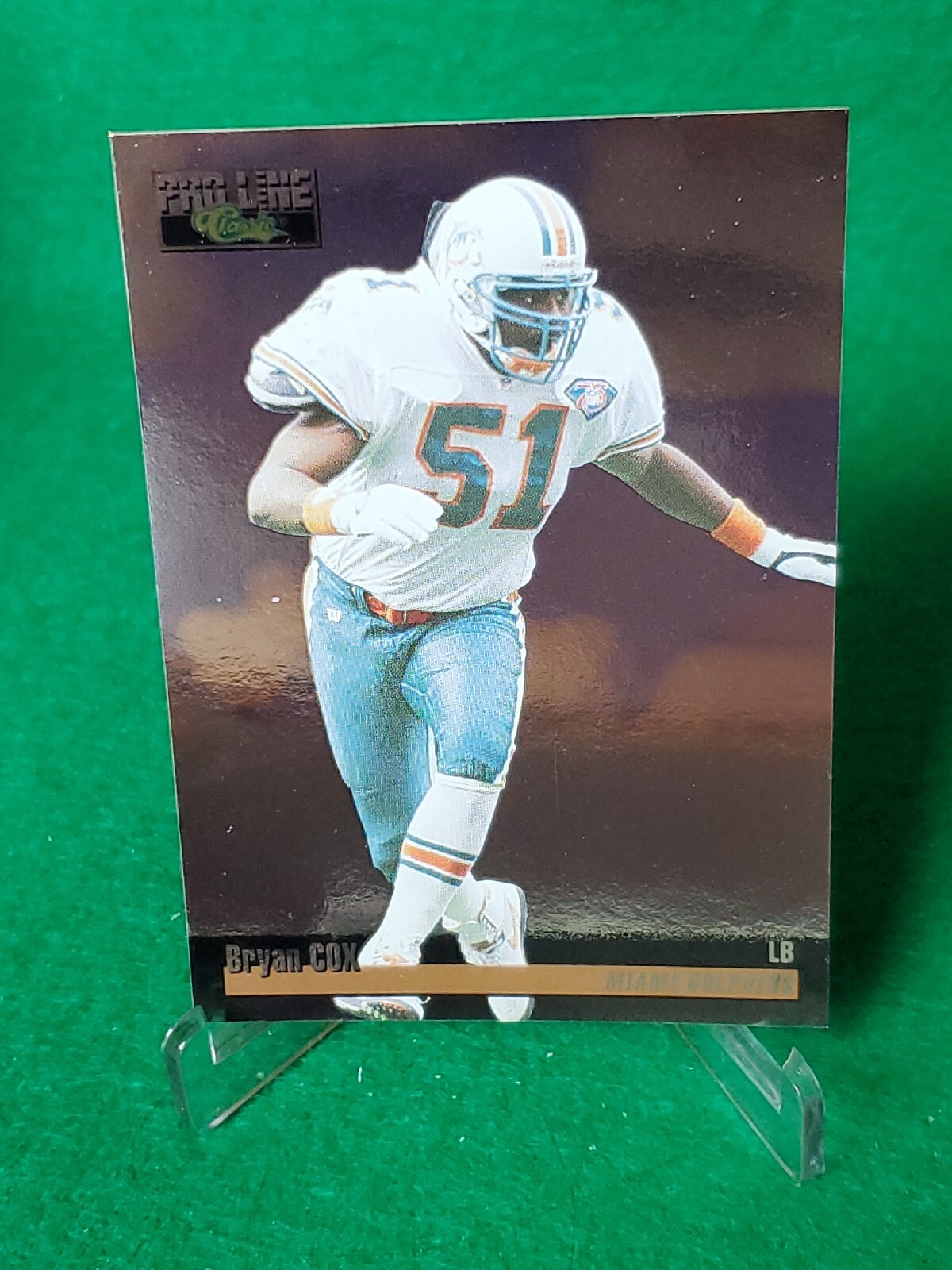 1995 Classic Pro Line Silver Bryan Cox #46 Miami Dolphins | eBay