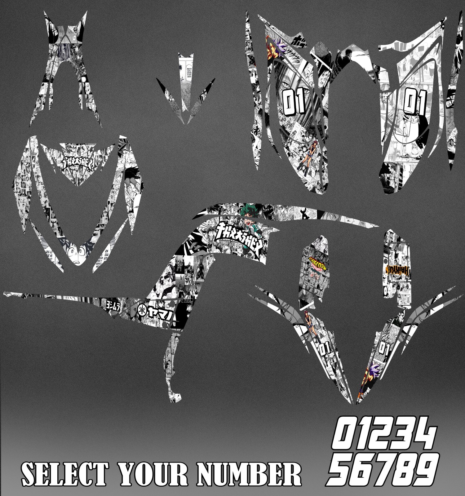 Yamaha Raptor 700R 2013-2020 full graphics kit sticker decals | eBay