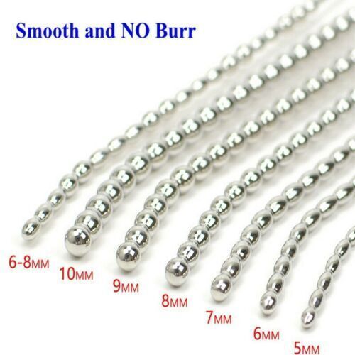 Male Stainless Steel Stretcher Stretchers Beads Sounding Rod TubePlug ...