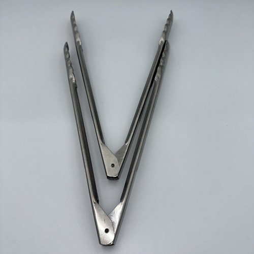 Lot Of 2 Edlund 4412 HDL 44 Heavy Duty S/S 12 Locking Scalloped Tongs ...