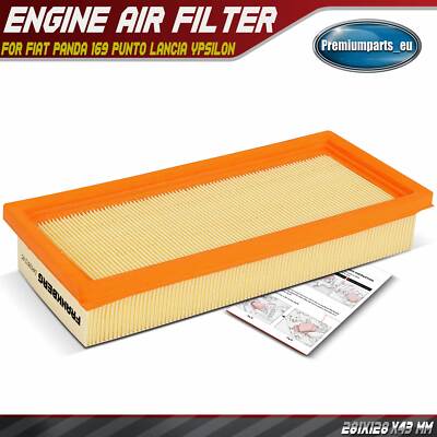 Air Filter for Fiat Panda 169 Punto 188 Lancia Ypsilon 843 1.1 1.2 ...