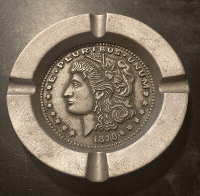 Wonderful Vintage Pewter Morgan Dollar Ashtray - Sexton USA - (34) | eBay