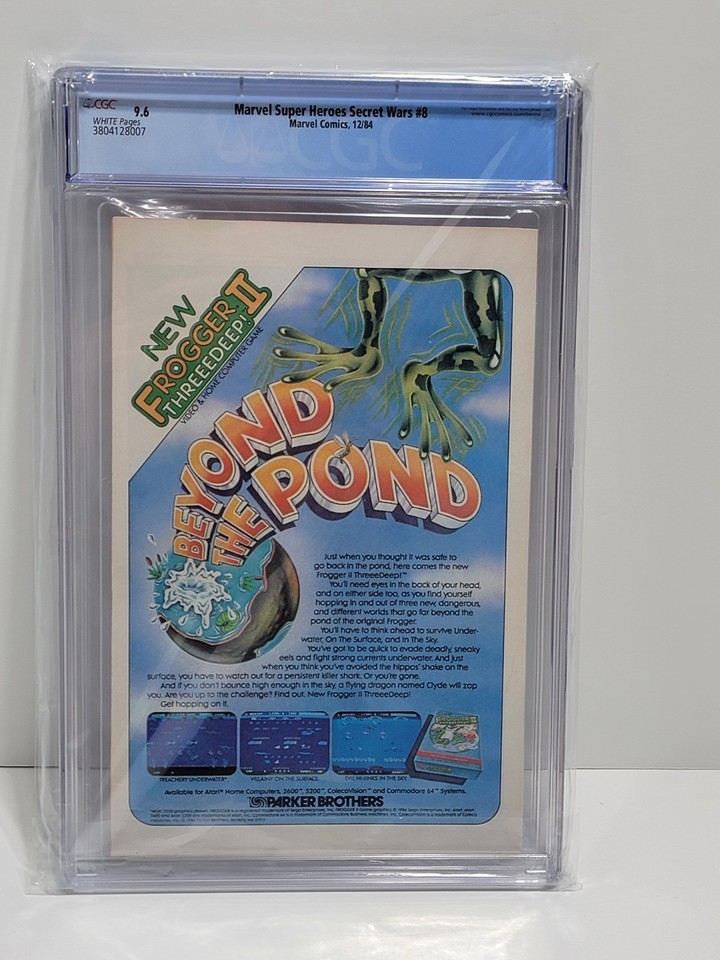 Marvel Super Heroes Secret Wars 1984 #8 CGC 9.6 White Pgs Origin Alien ...