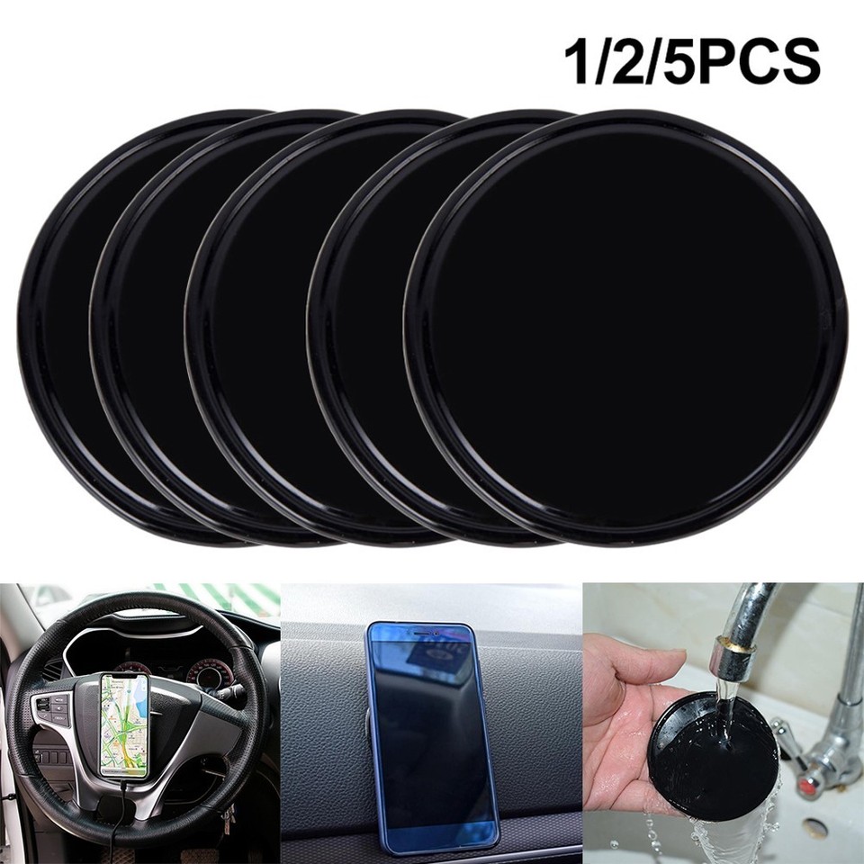 Dashboard Gel Sticky Pad Non slip Mat for Car with Air Freshener Round ...