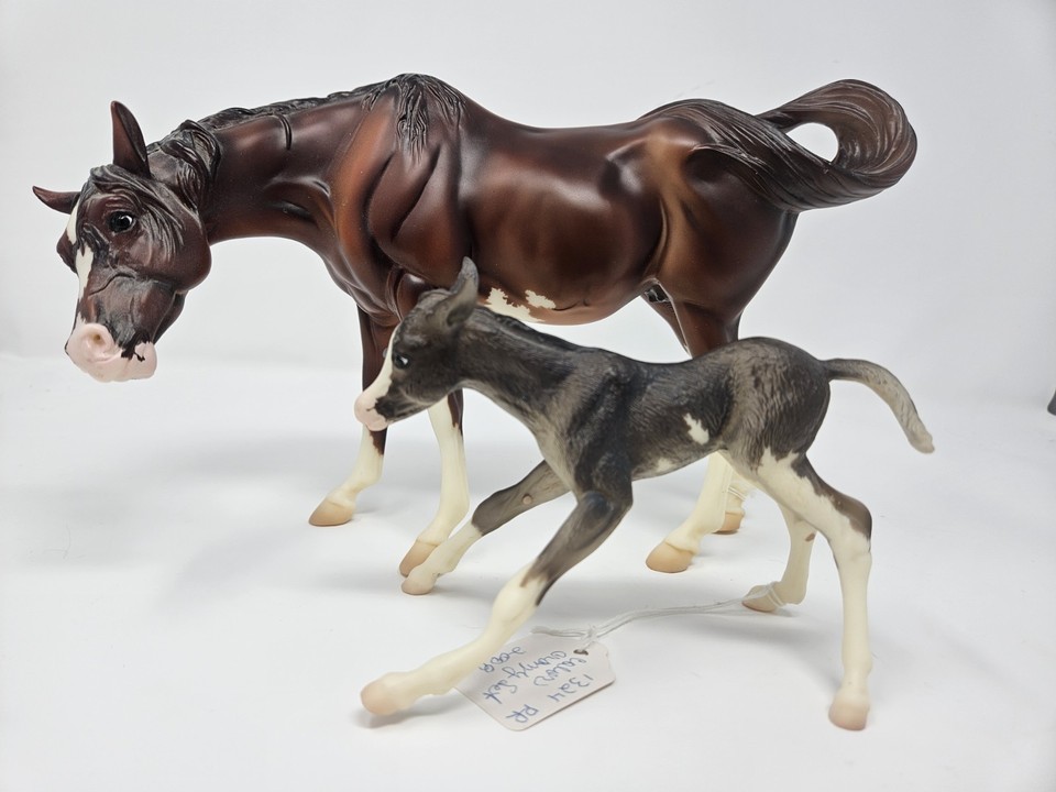 Breyer “Color Crazy Event” Mare and Foal Susecion And Le Fire Models | eBay