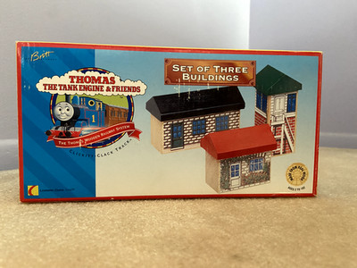 Thomas & Friends Wooden Railway Set of Three Buildings, NIB, Vintage ...
