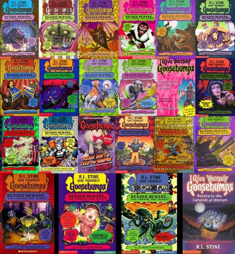 Complete Set Series - Lot of 22 Give Yourself Goosebumps Books by R.L ...