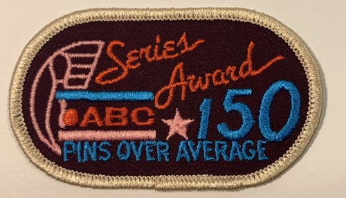 ABC Series Award 150 Pins Over Average Bowling Patch * | eBay