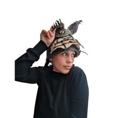 Owl Bird Animal Woodland Creatures Fauna Hat Pixie Outfit Funny ...