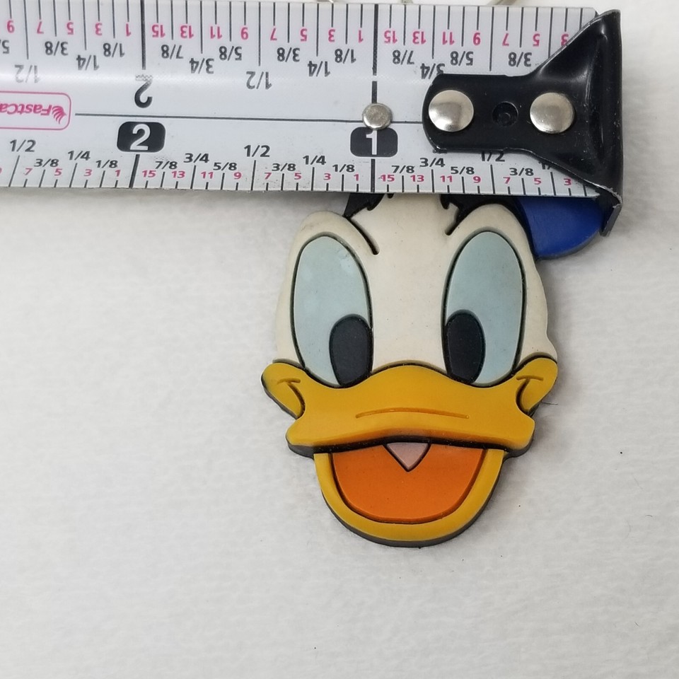 Donald Duck Keychain Blue Hat Front Profile Bill Open 1990s Plastic | eBay