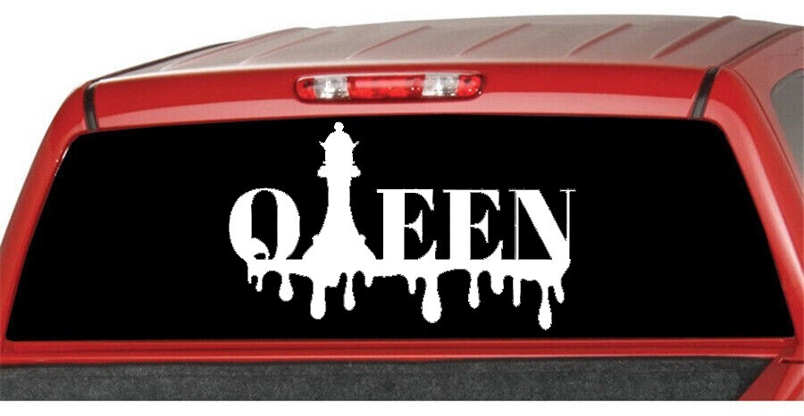 QUEEN Chest Piece Vinyl Car Window Decal Graphic Sticker NEW | eBay
