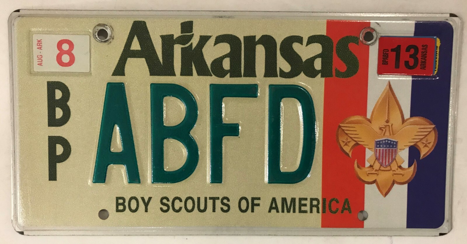 BOY GIRL SCOUT license plate Scouting Troop Camp Jamboree BSA Baden ...