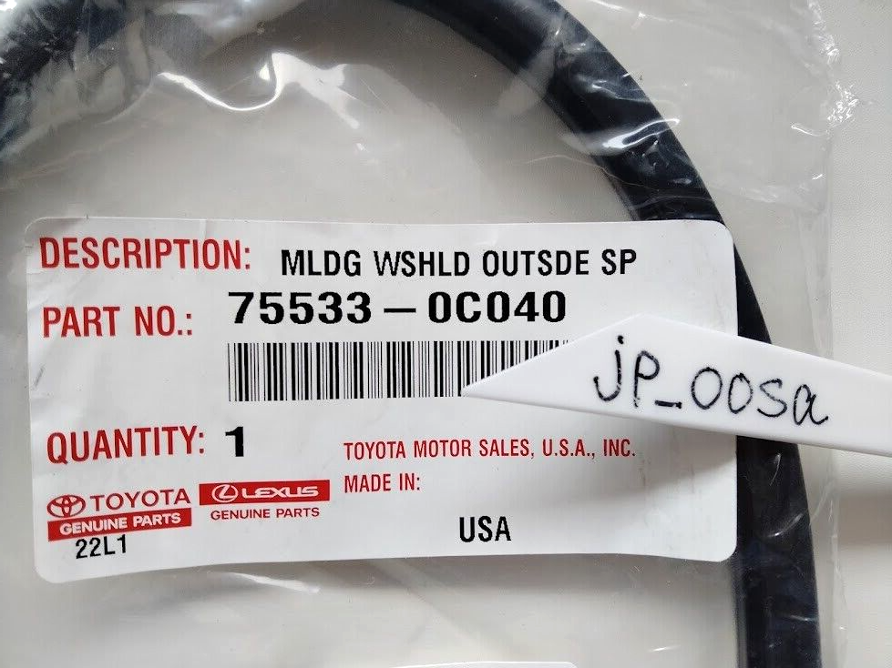 Toyota Genuine Side Molding Set LH RH 75533-0C040 Tundra 2007–2014 OEM ...