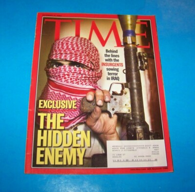 Time Magazine Iraq The Hidden Enemy / Disney Michael Eisner 2003 | eBay