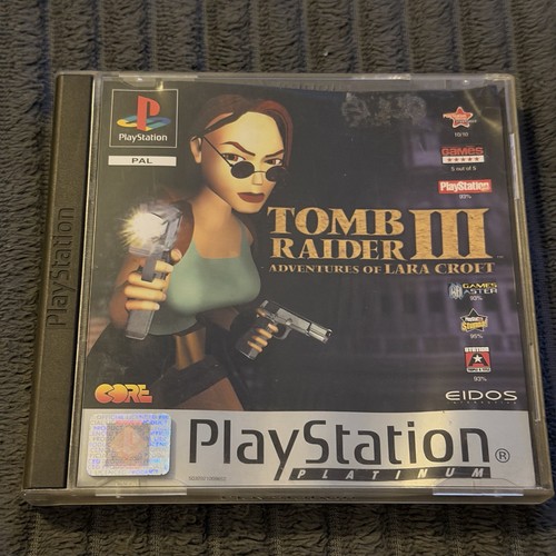 Tomb Raider III Adventures Of Lara Croft (Platinum) - Sony PlayStation ...
