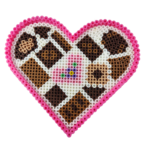 Heart Perler Bead Designs