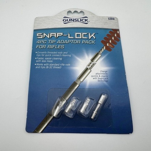 Gunslick Snap-Lock Gun/Rifle 4-Piece Cleaning Rod Adapter 63050 | eBay