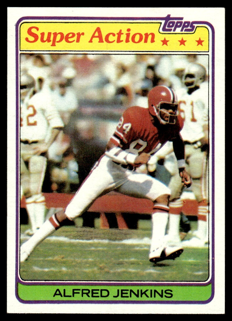 1981 Topps Alfred Jenkins Atlanta Falcons #284 | eBay