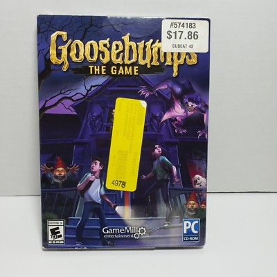 Encore Goosebumps The Game - PC Game - New | eBay