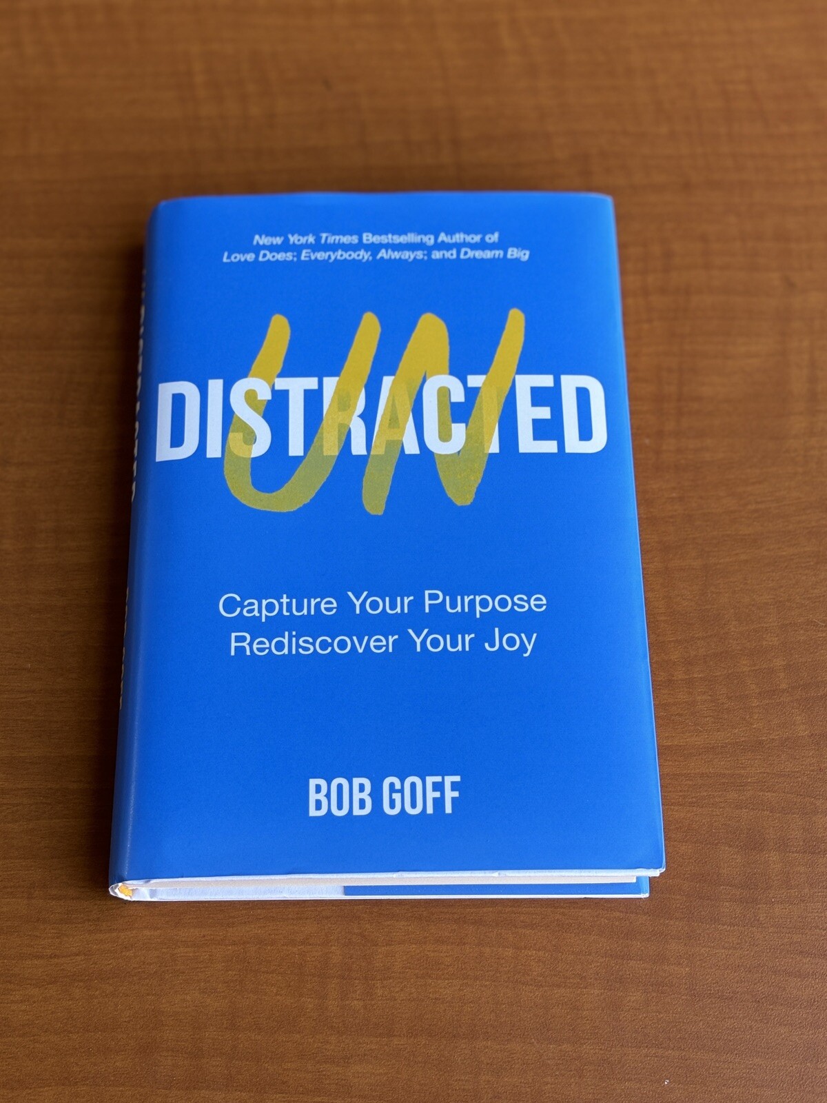 Undistracted : Capture Your Purpose. Rediscover Your Joy by Bob Goff ...