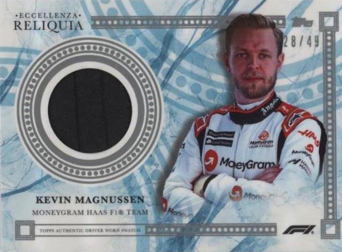 2023 Topps Eccellenza Formula 1 - Reliquia Blue Kevin Magnussen /49 ...