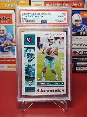 📈🔥ROOKIE TUA VARIATION 2020 Panini Chronicles Pink Tua Tagovailoa #60 ...
