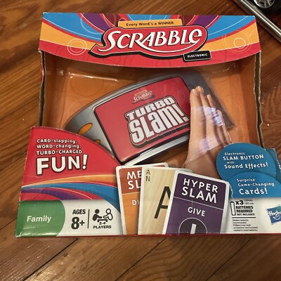 Hasbro Scrabble Electronic Turbo Slam Board Game - New in Box | eBay