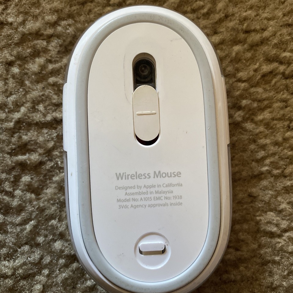 Apple Wireless Mouse Model No: A1015 EMC No: 1938 Used - Genuine | eBay