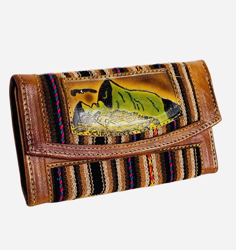 Machu Picchu Peru Wallet Artesanal Handmade Peruvian Souvenir Gift ...