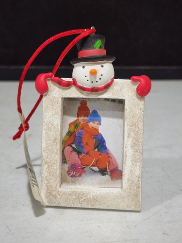NEW WITH TAG - Hallmark Snow Man Mini Photo Frame Ornament | eBay