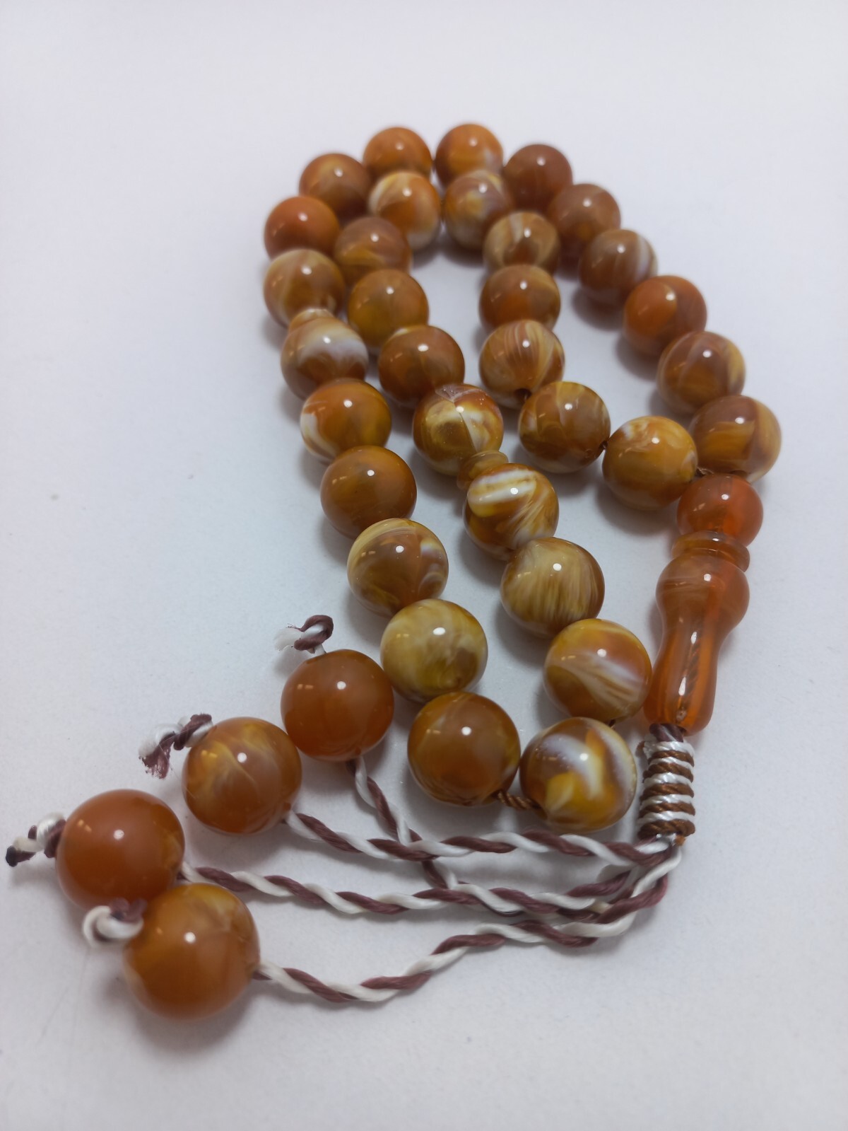 Prayer 33 Beads Misbaha Islamic Hazel Rosary Tasbih Subha Car Hanging ...