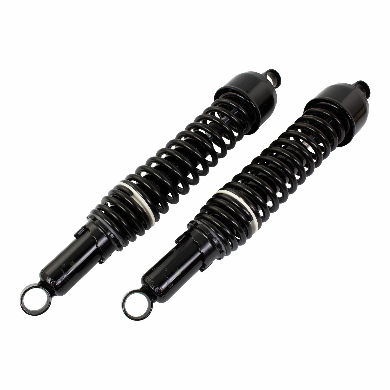 405MM EYE TO EYE FITTING TWIN SHOCKS SHOCK ABSORBERS WITH BUSHES BLACK ...