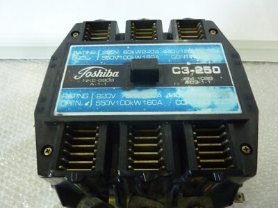 Toshiba Size 5 Contactor, C3-250 JEM 1038 AC3-1-1 (24057) | eBay