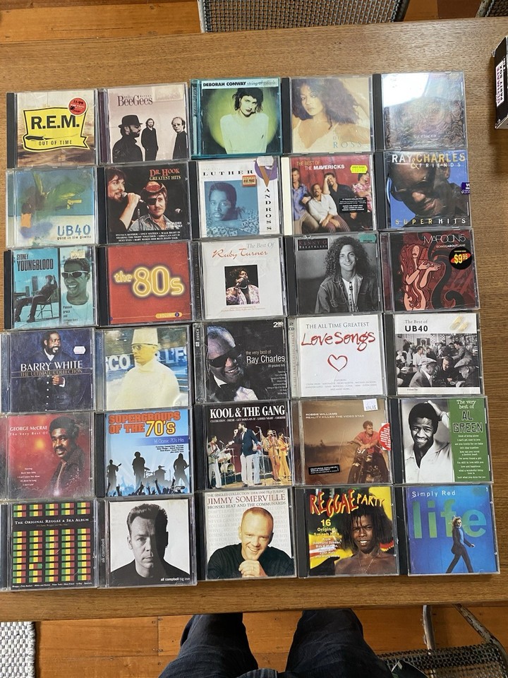 163 X CD Bulk Lot Music 60s Hip Hop Pop Alternative Rock Punk Garage ...