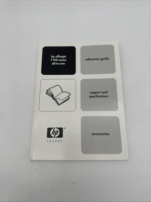 HP OfficeJet 7100 series All-in-One Reference Guide 7110(xi)/7130(xi ...