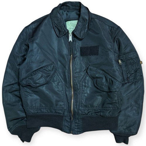 Rare Alpha Industry Vintage Made In Usa Cwu-45P Grand Crew Black M Size ...